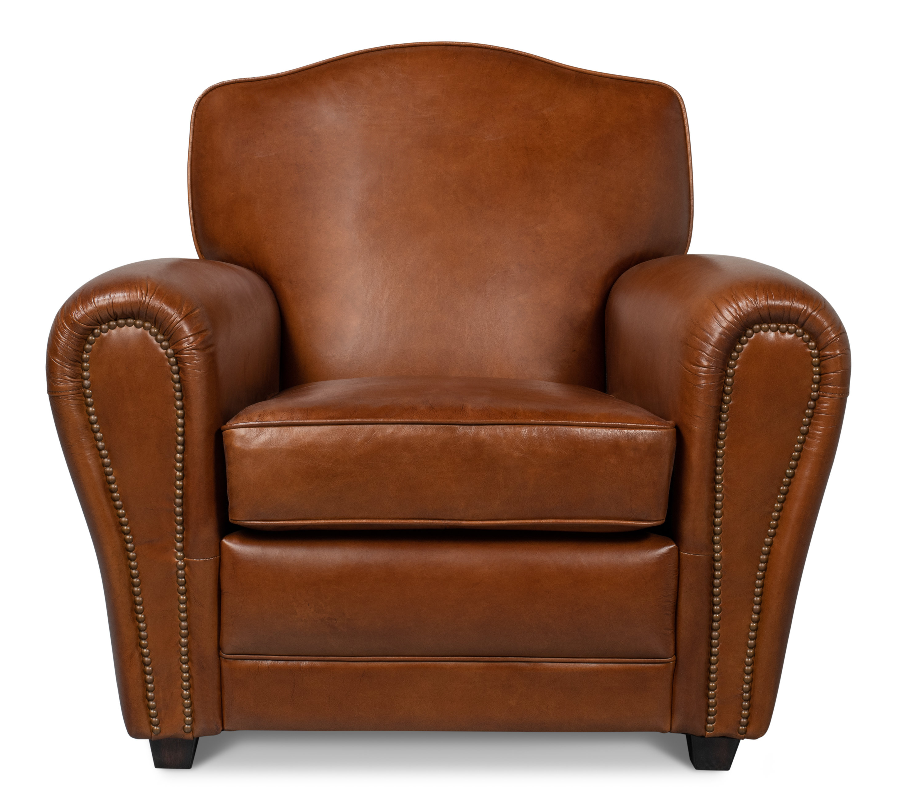Loon Peak Buenrostro 36 Wide Top Grain Leather Club Chair Reviews Wayfair